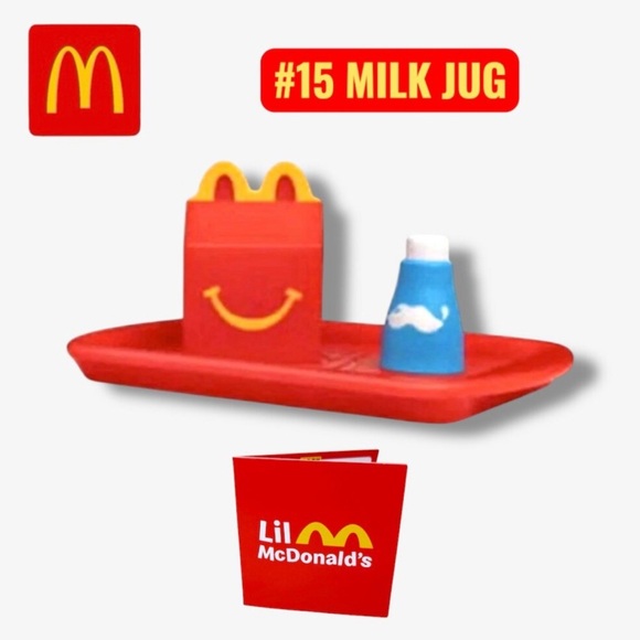 McDonald's | Toys | Lil Mcdonalds Happy Meal And Milk Jug Toy Set ...